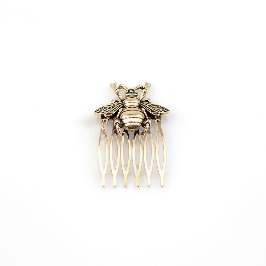 HIVE - Bee hair comb, Insect Hair Jewellery Side Comb Set Of Two ...